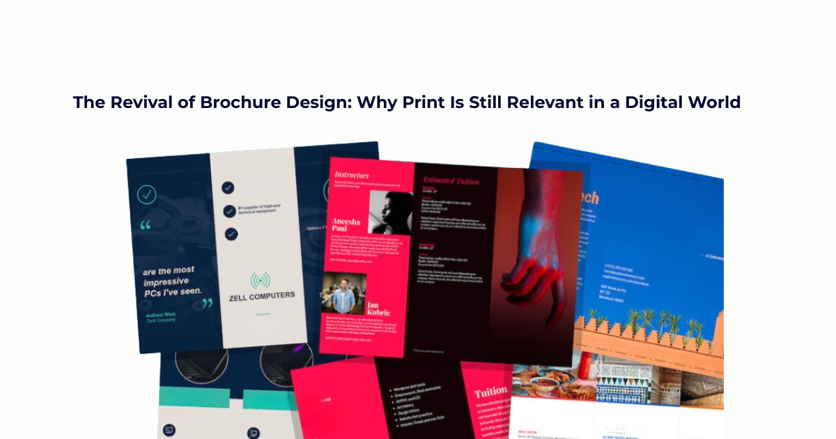 Brochure Designs in Digital Sea Era - Boosted Build
